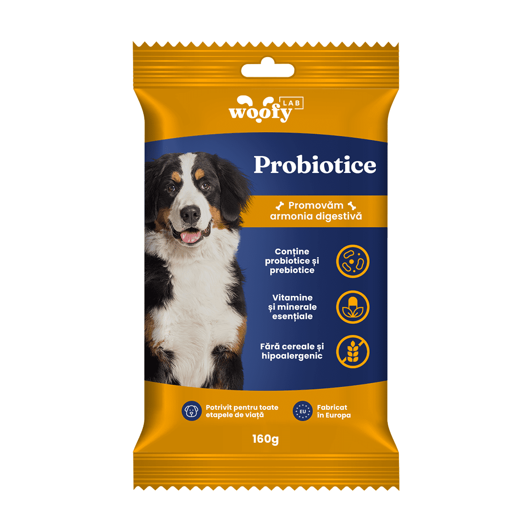 Suplimente probiotice premium pentru câini | Woofy Lab România